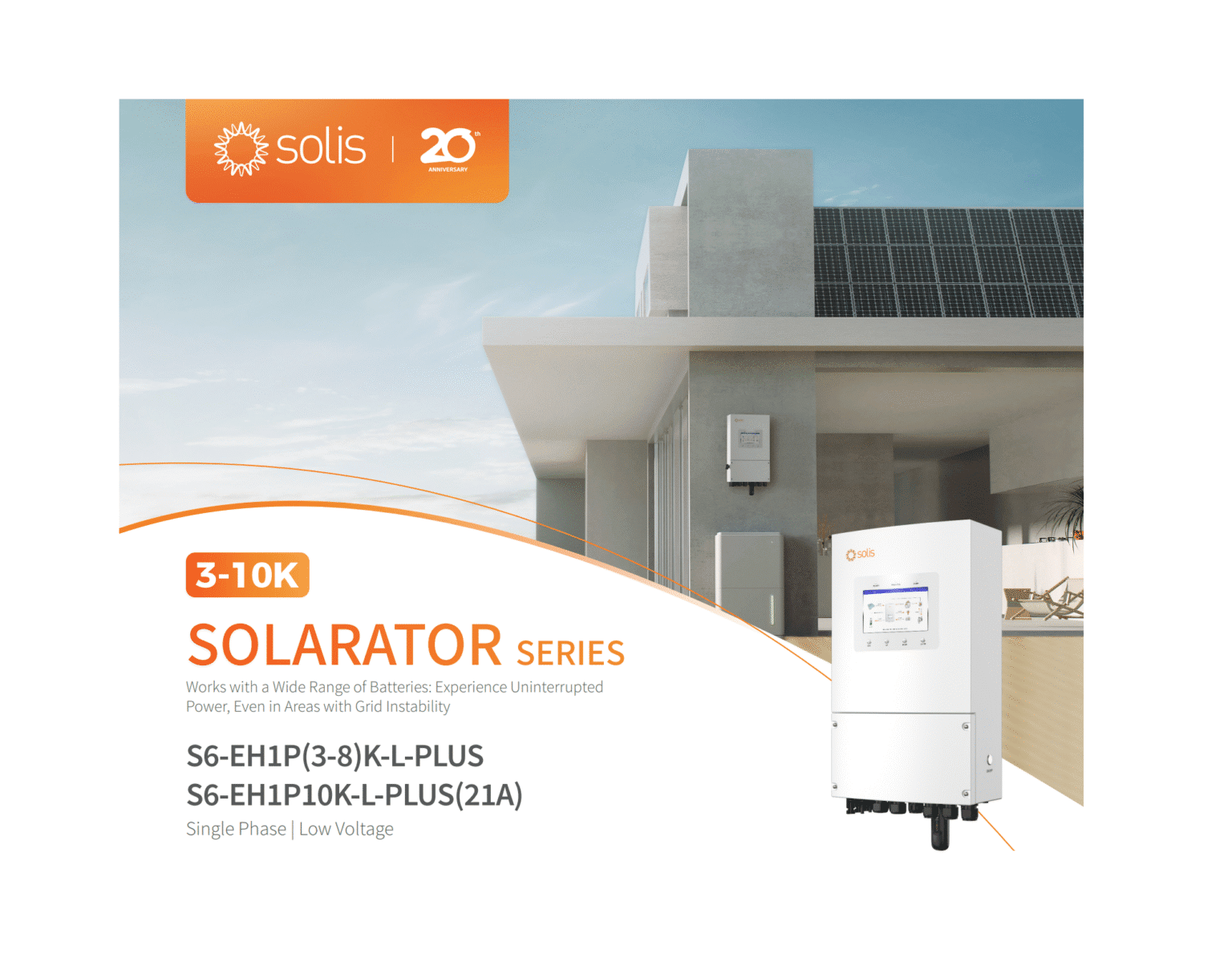 Solis S6-EH1P(3-10)K-L-PLUS Hybrid Inverter is here - Green Tech ...